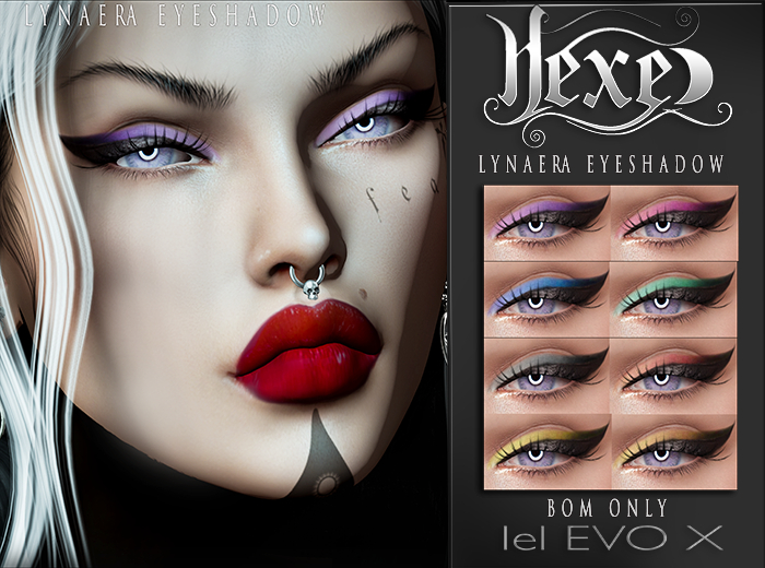 Second Life Marketplace - Hexed - Lynaera Eyeshadow DEMO