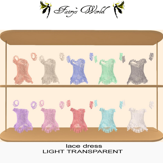 Second Life Marketplace - *Fairy`s World* lace dress LEGACY CLASSIC ...