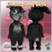 Second Life Marketplace - !!!CHARM Dinkies Bunny Skin black and white shade