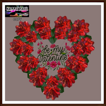 Second Life Marketplace - Valentine's - Be My Valentine Wreath