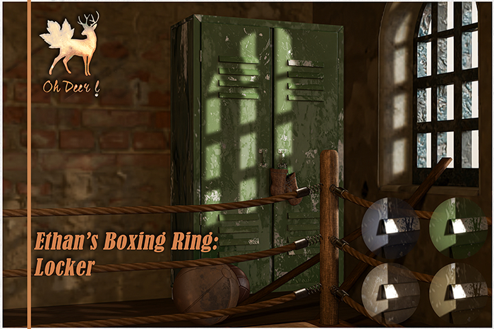 Second Life Marketplace - Oh Deer! Ethan's Boxing Ring: Locker