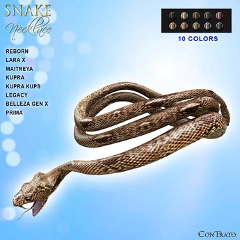 Second Life Marketplace - [ConTrato] Snake Necklace