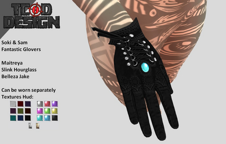 Second Life Marketplace - Fantastic Glovers ~ Soki & Sam [Textures Hud ...