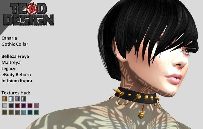Second Life Marketplace - Gothic Collar ~ Canaria