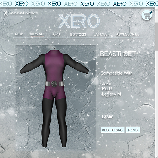 Second Life Marketplace - [XERO] Beasti Body Suit (B)