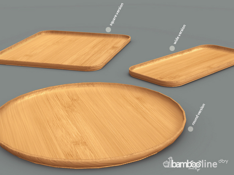 Second Life Marketplace - SET of Trays [bamboo]