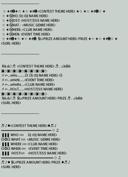 Second Life Marketplace - Rory's Club Notice Templates