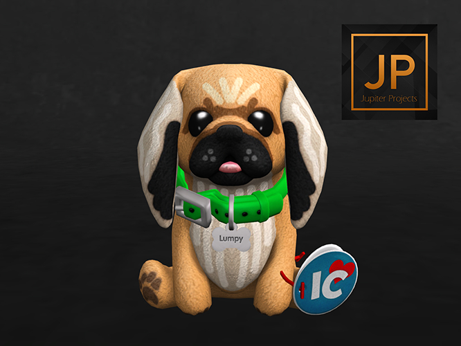 Second Life Marketplace - Intrigue Co. - Plushie Pals: Lumpy the Pekingese