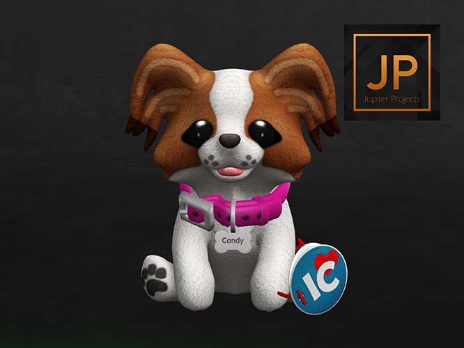 Second Life Marketplace - Intrigue Co. - Plushie Pals: Candy the Papillon