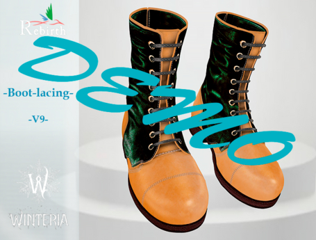 Second Life Marketplace - Boot-lacing-v9-Rebirth-Demo