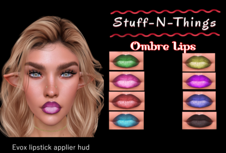 Second Life Marketplace - Stuff-N-Things - Ombre Lips
