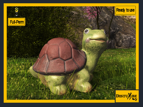Second Life Marketplace - ::DisturbeD:: Turtle Garden Statue - FULL ...
