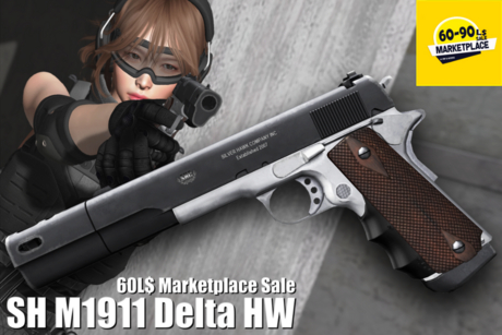 Second Life Marketplace - SH M1911 Delta HW [SG] F (Unpack)