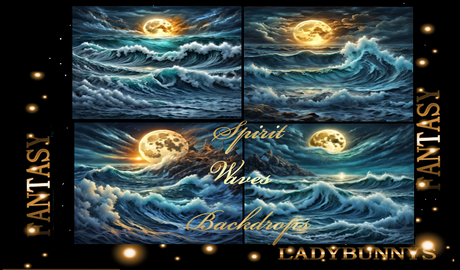 Second Life Marketplace - Fantasy Background Textures-Spirit Wave ...