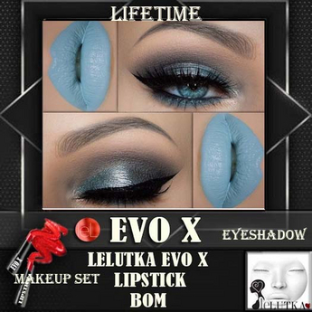 Second Life Marketplace - Lifetime Eyeshadow - Lipstic LEL Evo X BOM ...