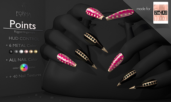 Second Life Marketplace - [FORMANAILS] NAILS - | Kupra Nails ...