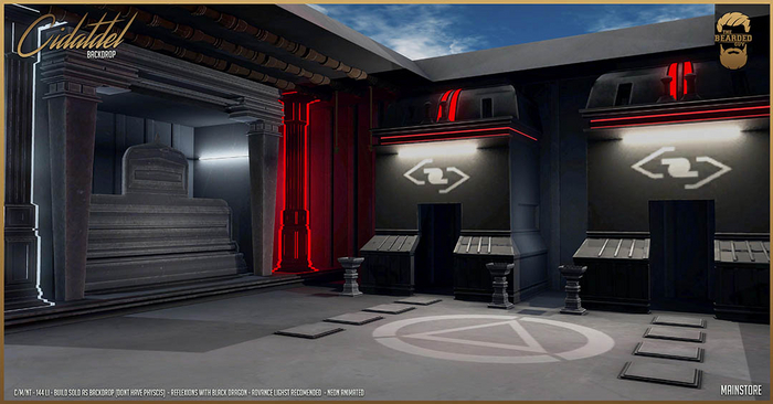 Second Life Marketplace - Citadel Backdrop - The Bearded Guy