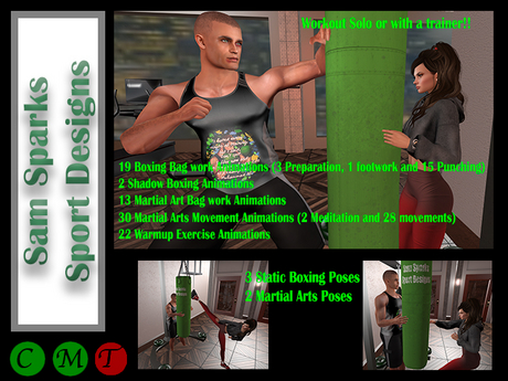 Second Life Marketplace - [SSSD1114] Heavy Punching Bag Delivery Box 4.0