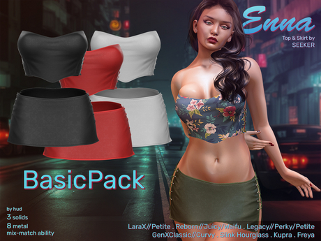 Second Life Marketplace - [seeker] Enna BasicPack (Lazy Sunday Sale)