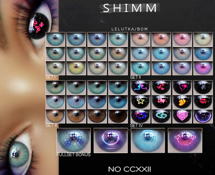 Second Life Marketplace - S H I M M / Lelutka Eyes Applier ~BOM ...