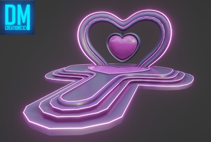 Second Life Marketplace - Heart Stage V03 Full Perm Mesh
