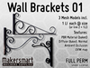 Second Life Marketplace - Makersmart: Wall Brackets 01