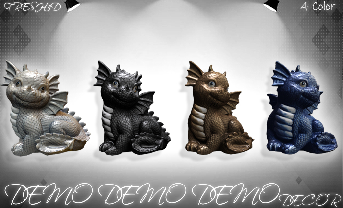 Second Life Marketplace - FRESH3D Little Dragon DEMO