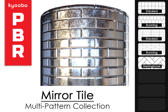 Second Life Marketplace - Mirror Tile PBR Material [FULL PERM]