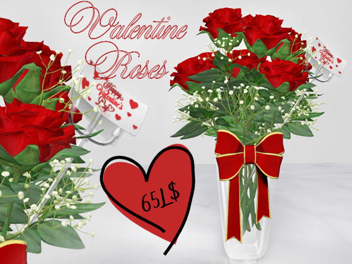 Second Life Marketplace - Happy Valentine's Day Roses