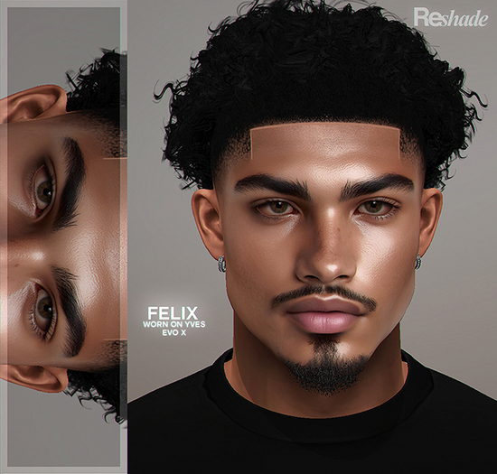 Second Life Marketplace - [RESHADE X SRANK] - FELIX SHAPE [EVOX]