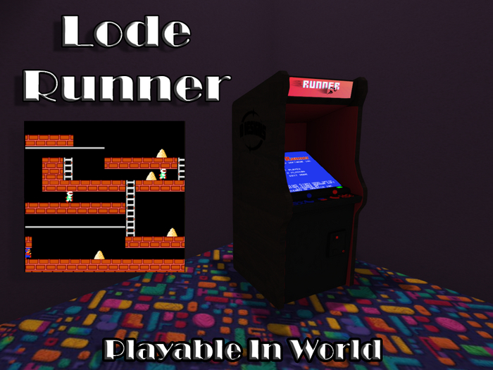 Second Life Marketplace - -ID- Arcade Lode Runner *Updated 2024*