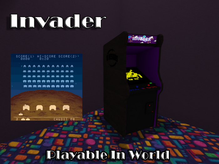 Second Life Marketplace - -ID- Arcade Invader *Updated 2024*