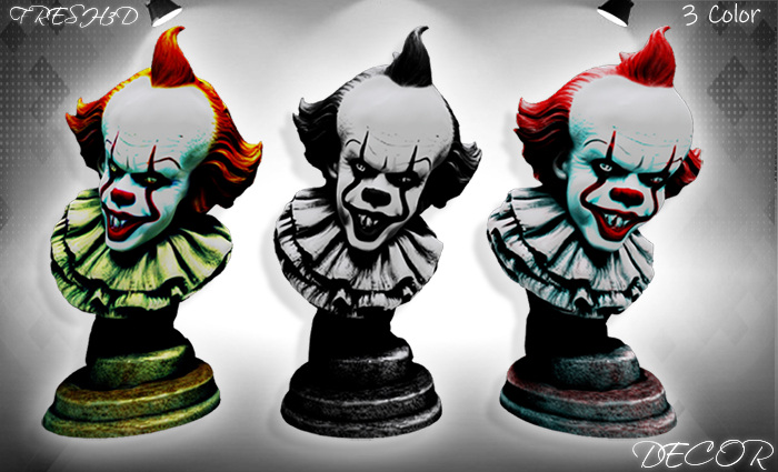 Second Life Marketplace - FRESH3D Clown bust