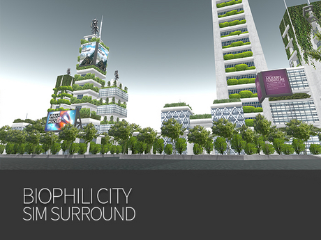 Second Life Marketplace - BIOPHILIC CITY SIM SURROUND PACK (FULL)+(1/2 ...