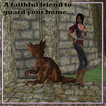 Second Life Marketplace - *TT* Animated Guard Dragonling - Red - V4
