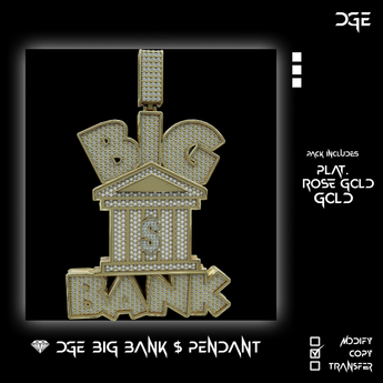 Second Life Marketplace - DGE Big Bank $ Pendant