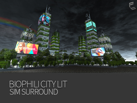 Second Life Marketplace - BIOPHILIC CITY LIT SIM SURROUND PACK (FULL ...