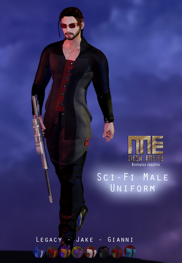 Second Life Marketplace - Mesh Entity: Sci.Fi Male Outfit