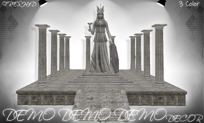Second Life Marketplace - FRESH3D The Temple of Athena DEMO