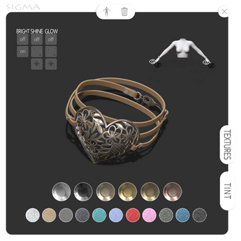 Second Life Marketplace - SIGMA Heart bracelet