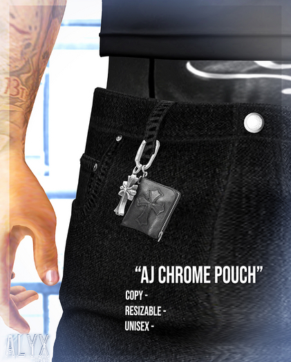 Second Life Marketplace - ALYX. Aj Chrome Pouch