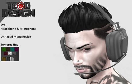 Second Life Marketplace - Headphone & Microphone ~ Syd [ADD ME]. DEMO