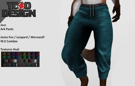Second Life Marketplace - Ark Pants ~ Joss (Hud textures) Jomo & WE ...
