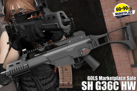 Second Life Marketplace - SH G36C HW F RP Prop (Unpack)