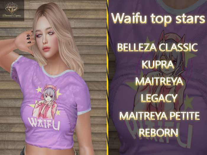 Second Life Marketplace - {DE} Waifu top stars