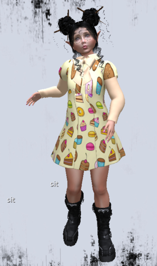 Second Life Marketplace - M3GAN Doll-Rebirth-Flat cake cake