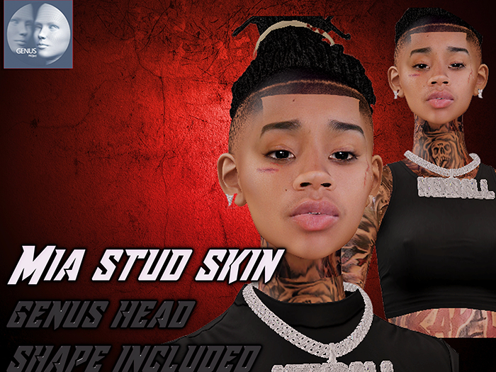 Second Life Marketplace - Mia Stud Skin GENUS