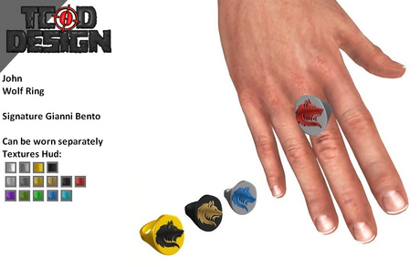 Second Life Marketplace - Wolf Ring ~ John [ADD ME]. DEMO