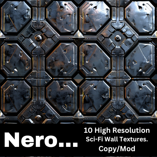 Second Life Marketplace - 10 Sci-Fi Wall Textures