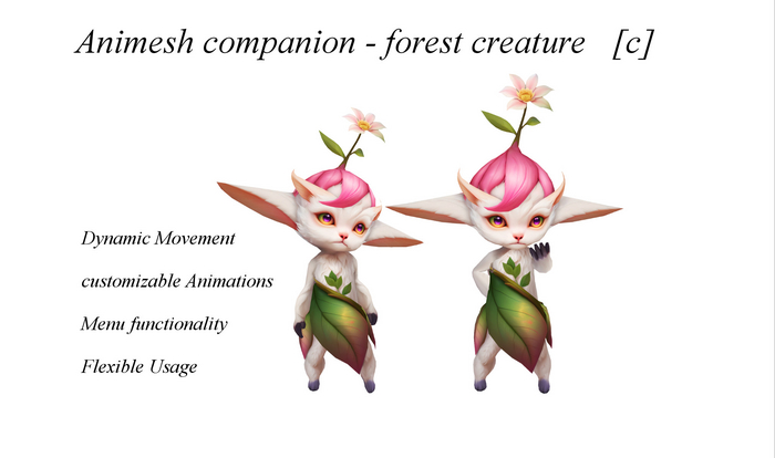 Second Life Marketplace - Animesh companion - forest creature (c ...